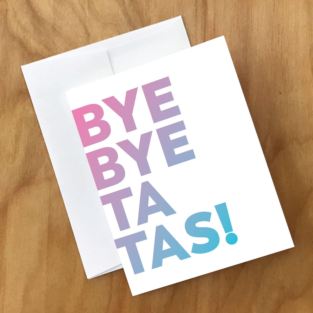 Top Surgery Card for Ftm/female to Male Reassignment Surgery (FTM2CRD ...