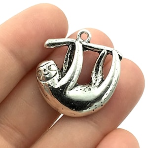 Sloth Charm Pendant. Animal Charm. Sloth Lovers Pendant. Sloth Jewelry ...