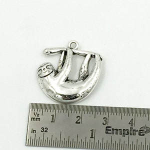 Sloth Charm Pendant. Animal Charm. Sloth Lovers Pendant. Sloth Jewelry ...