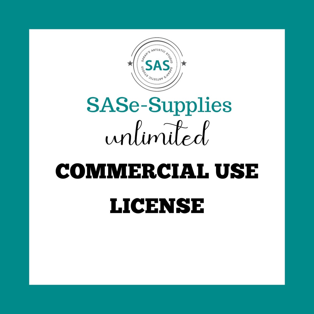 Unlimited Commercial License for Svg Designs by Sarah's Artistic Studio ...