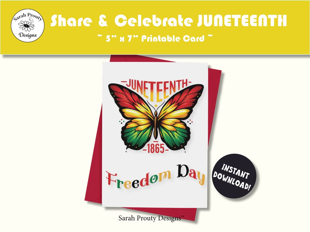 Freedom Day, Juneteenth, Digital Download, Independent AF, Downloadable ...