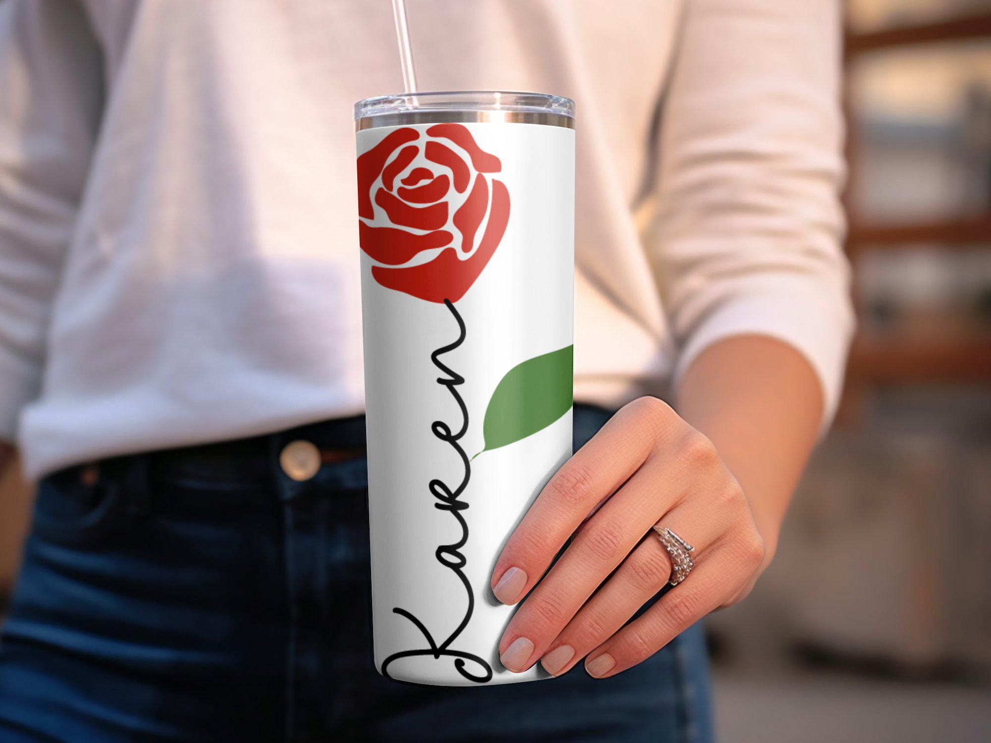 Custom Name Rose Flower Svg Ai Dxf Png Jpg Pdf Digital Download ...