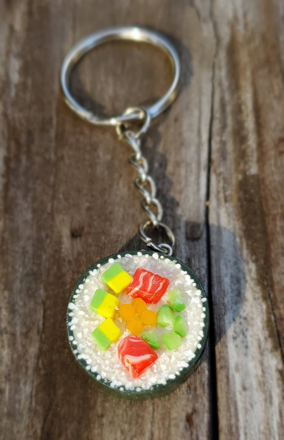 Realistic sushi keychain sushi key accessory collectable | Etsy