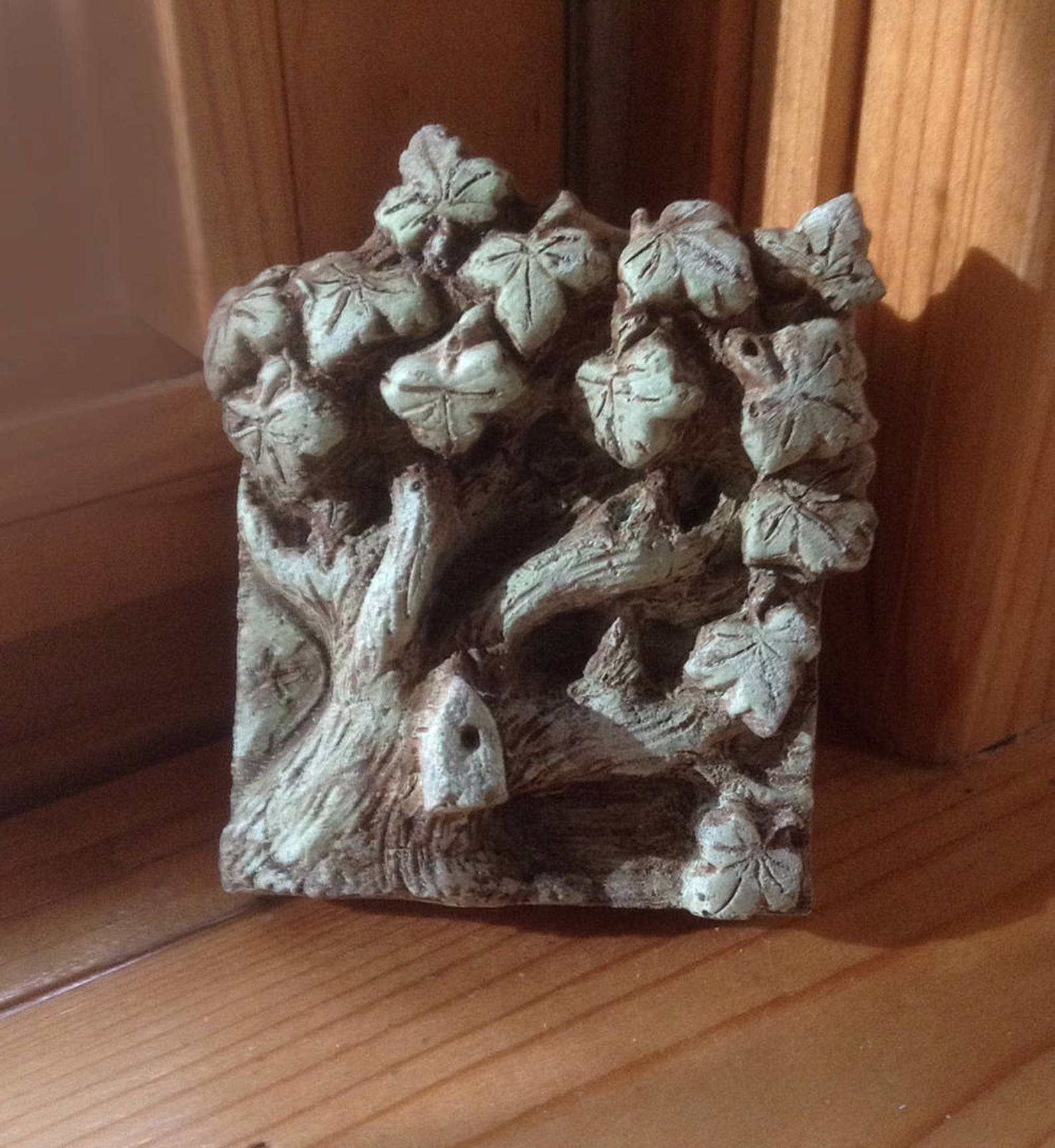 Concrete Tree Tile Small Tree Sculpture Wall Sculpture With | Etsy