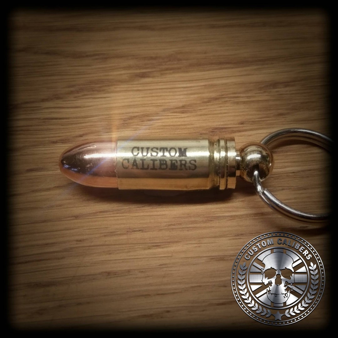 Key Ring Bullet Key Ring 9 Mm Bullet Key Ring Customised - Etsy