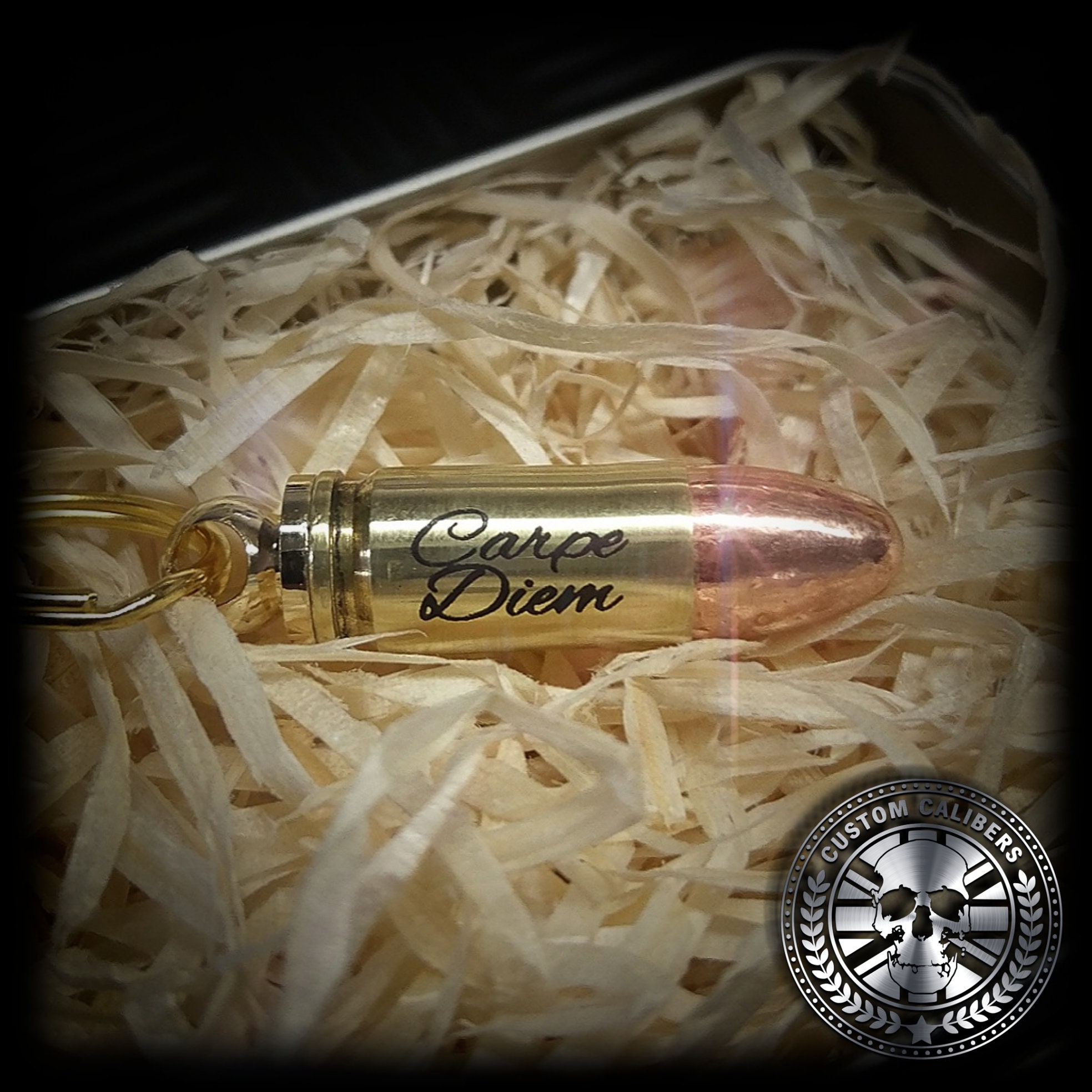 Key Ring Bullet Key Ring 9 Mm Bullet Key Ring Customised - Etsy