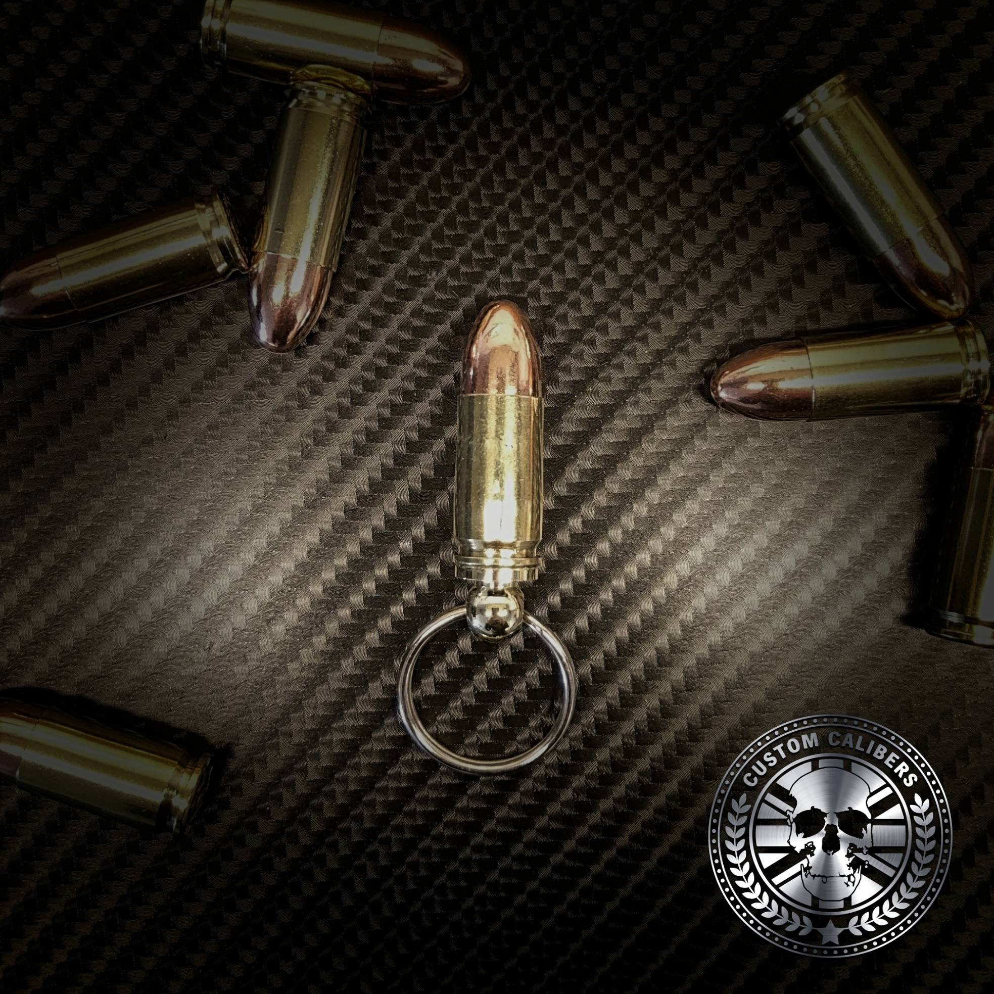 Key Ring Bullet Key Ring 9 Mm Bullet Key Ring Customised - Etsy