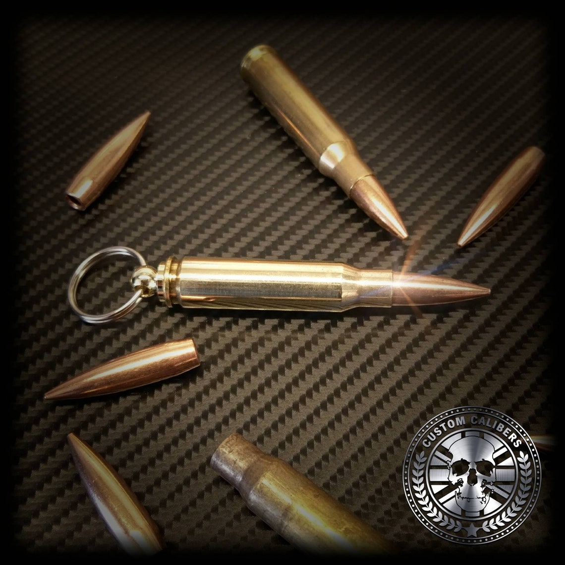 308 Bullet Key ring 7.62mm Bullet Keyring Customised with | Etsy