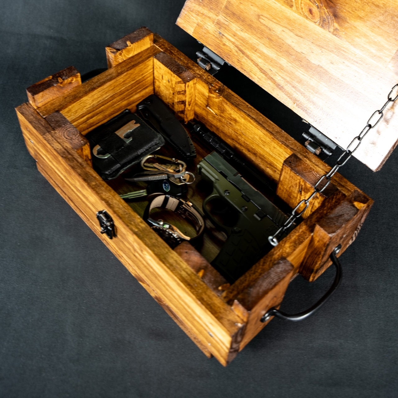 EDC Crate, EDC Valet, Ammo Crate, Prepping Crate, Home Decor, Office ...