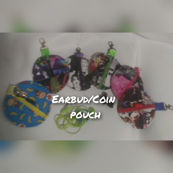Ear Bud Pouch - Etsy