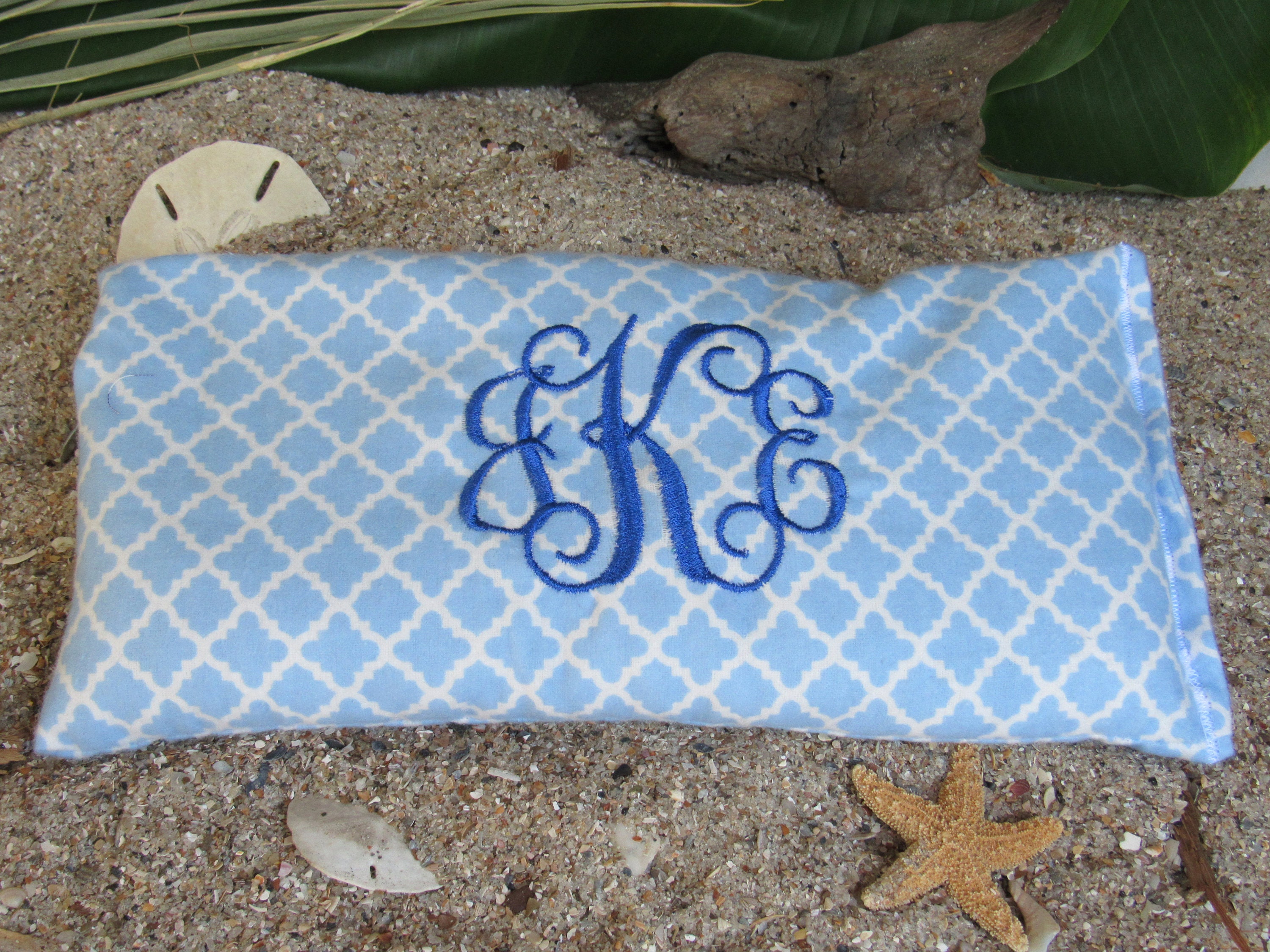 Embroidered Heat Therapy Rice Bag PASTEL Pink Hot Cold Wrap | Etsy