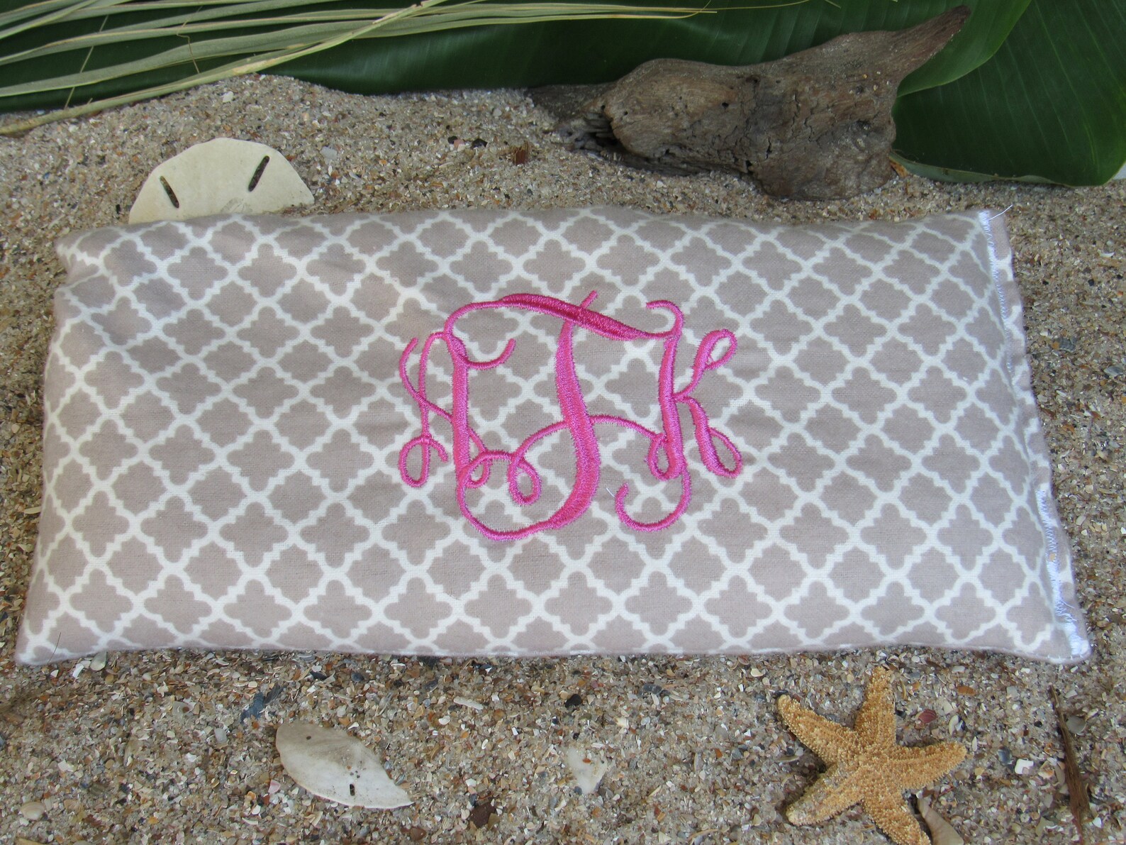 Heat Therapy Rice Bag RED Hot Cold Wrap Monogram Included | Etsy