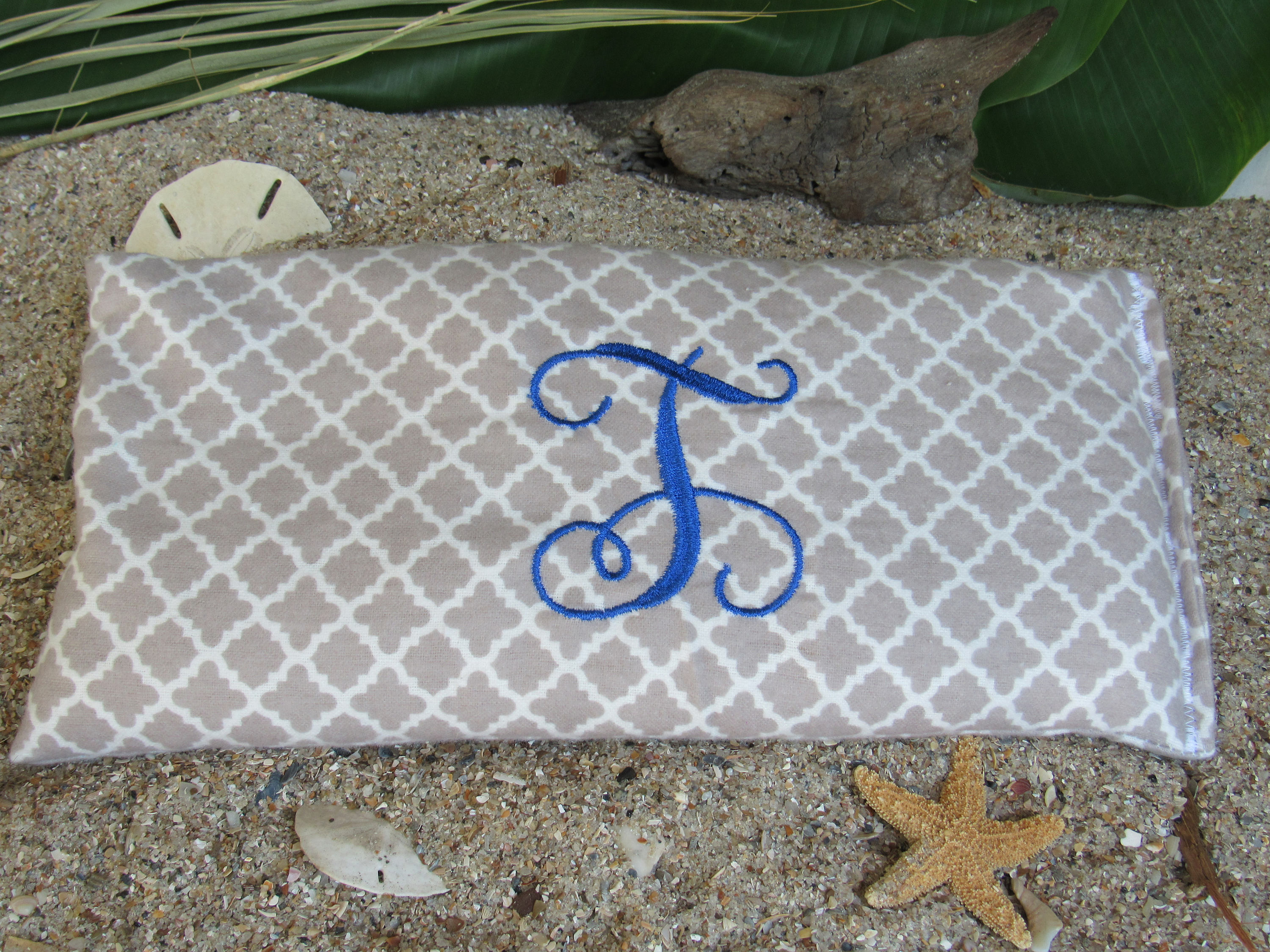 Embroidered Heat Therapy Rice Bag PASTEL Pink Hot Cold Wrap | Etsy