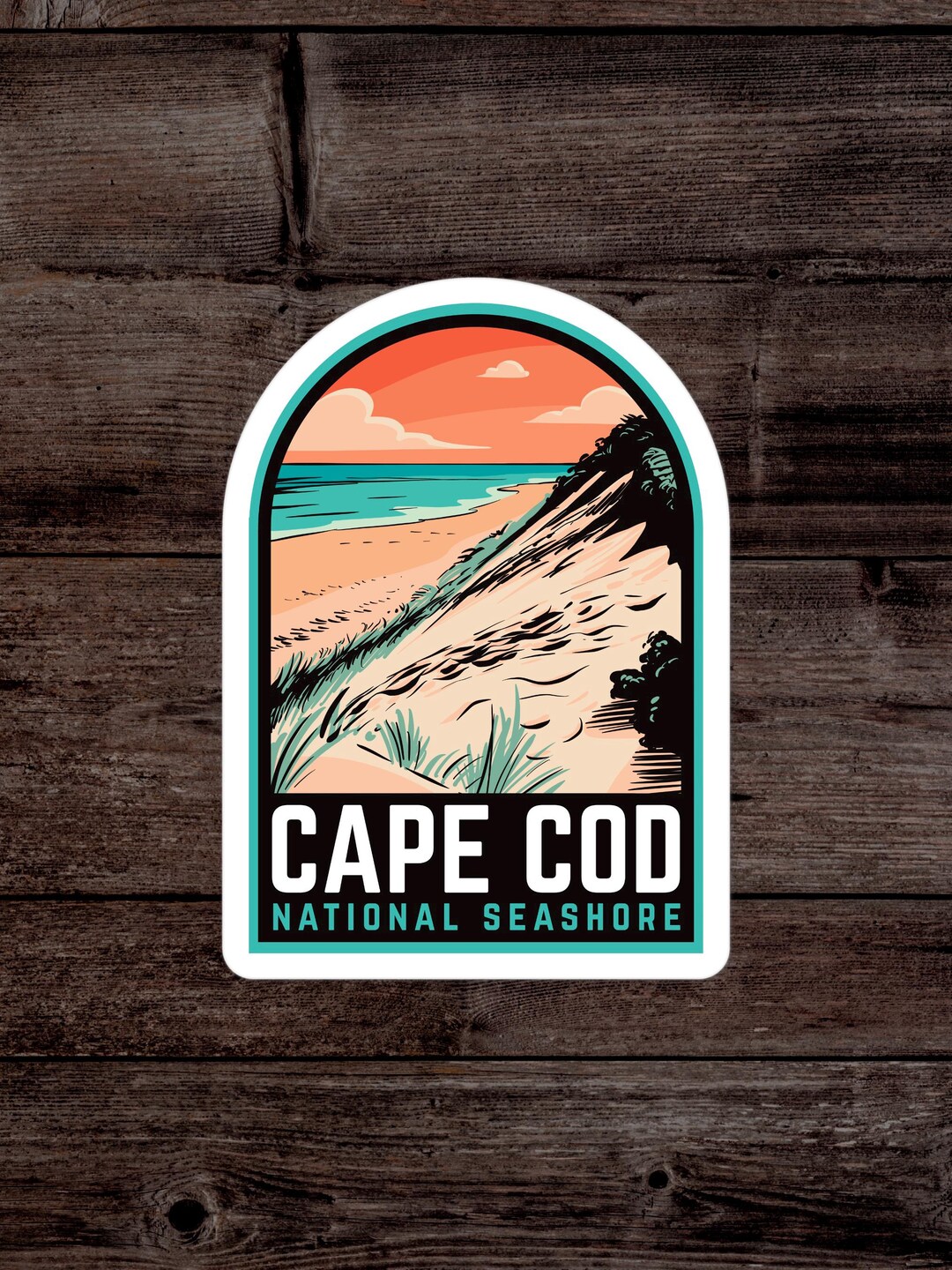Cape Cod National Seashore MA - Vinyl Sticker - Etsy
