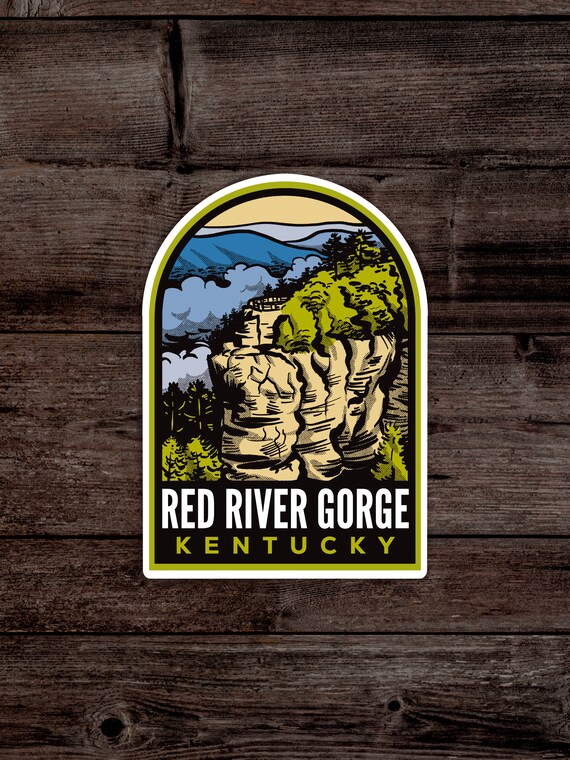 Red River Gorge Chimney Top Rock Sticker | Etsy