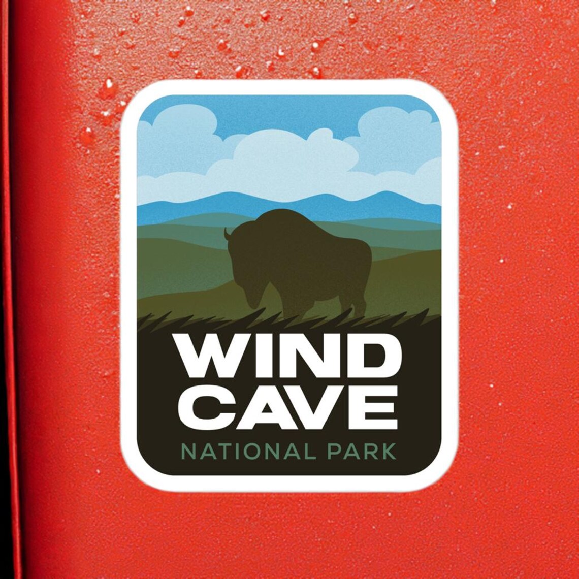 Wind Cave National Park SD - Vinyl Sticker - Etsy