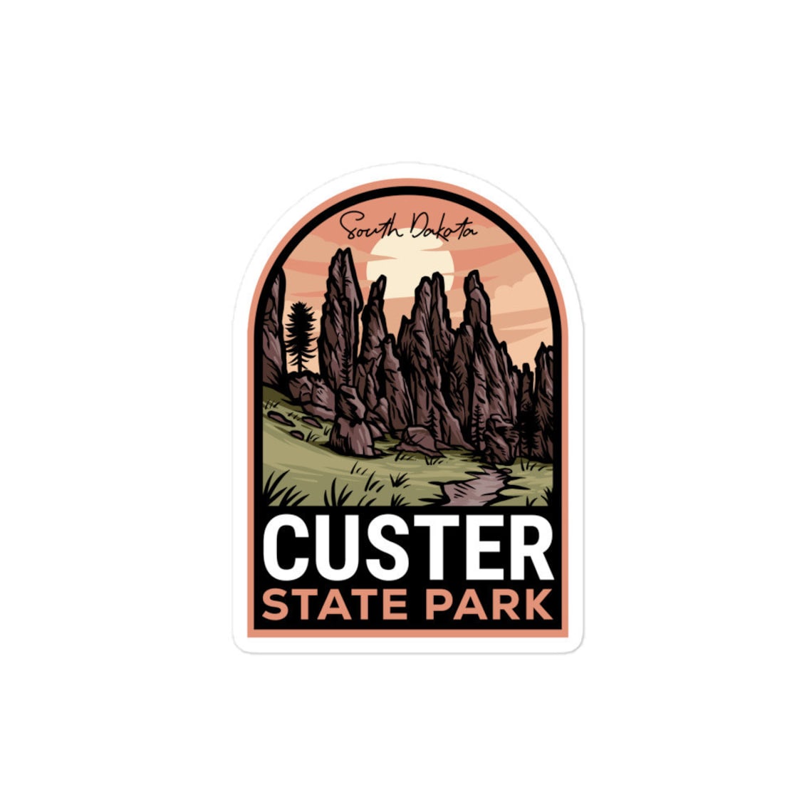 Custer State Park South Dakota Sticker - Etsy