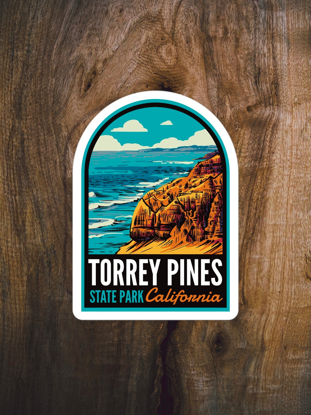 Torrey Pines State Park CA - Vinyl Sticker - Etsy