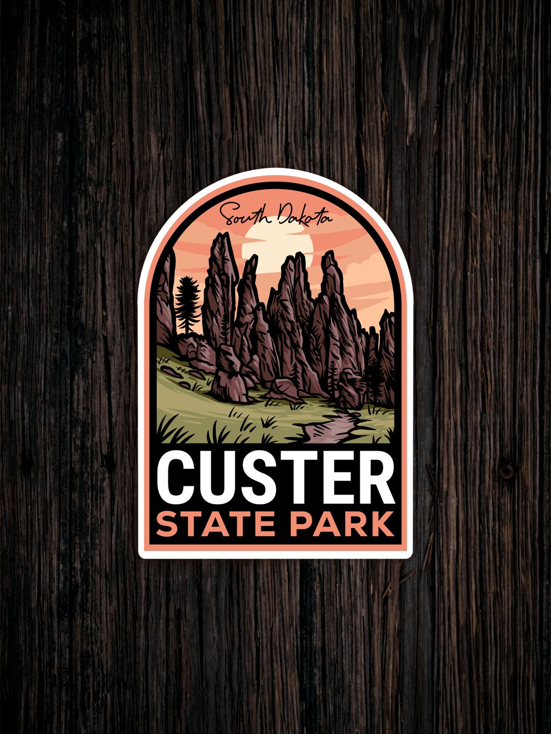 Custer State Park South Dakota Sticker - Etsy
