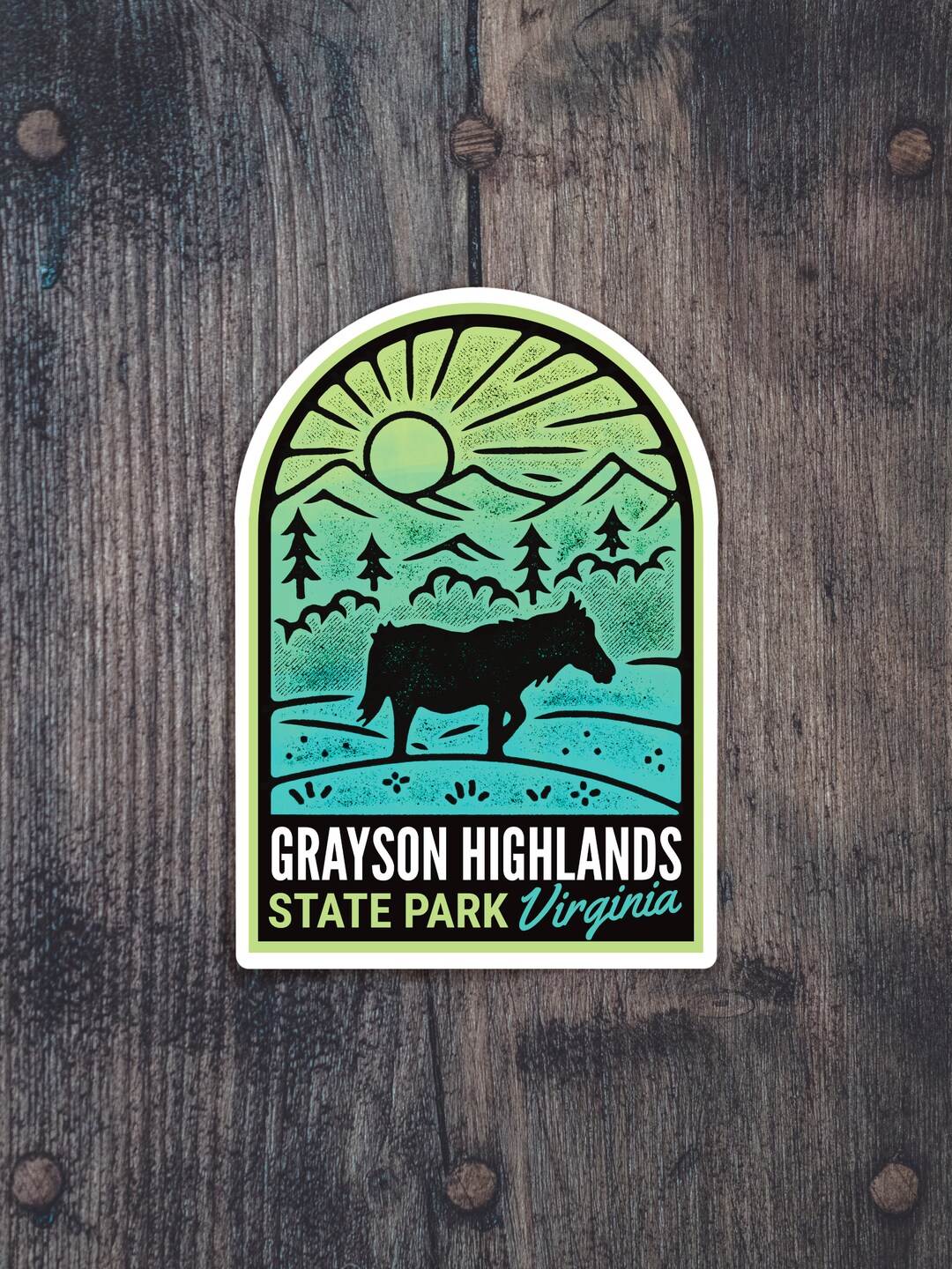 Grayson Highlands State Park Virginia Sticker - Etsy