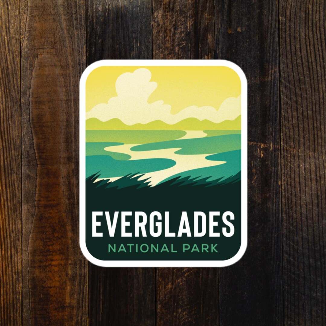 Everglades National Park FL - Vinyl Sticker - Etsy