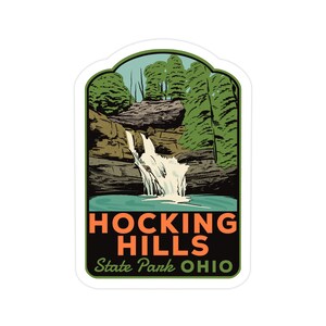 Hocking Hills State Park Ohio - Vinyl Sticker - Etsy