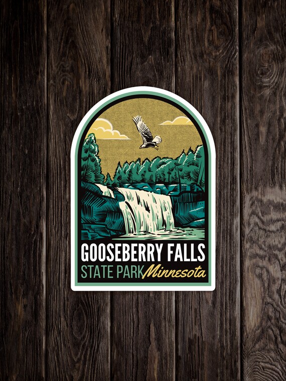 Gooseberry Falls State Park Minnesota Vintage Sticker - Etsy