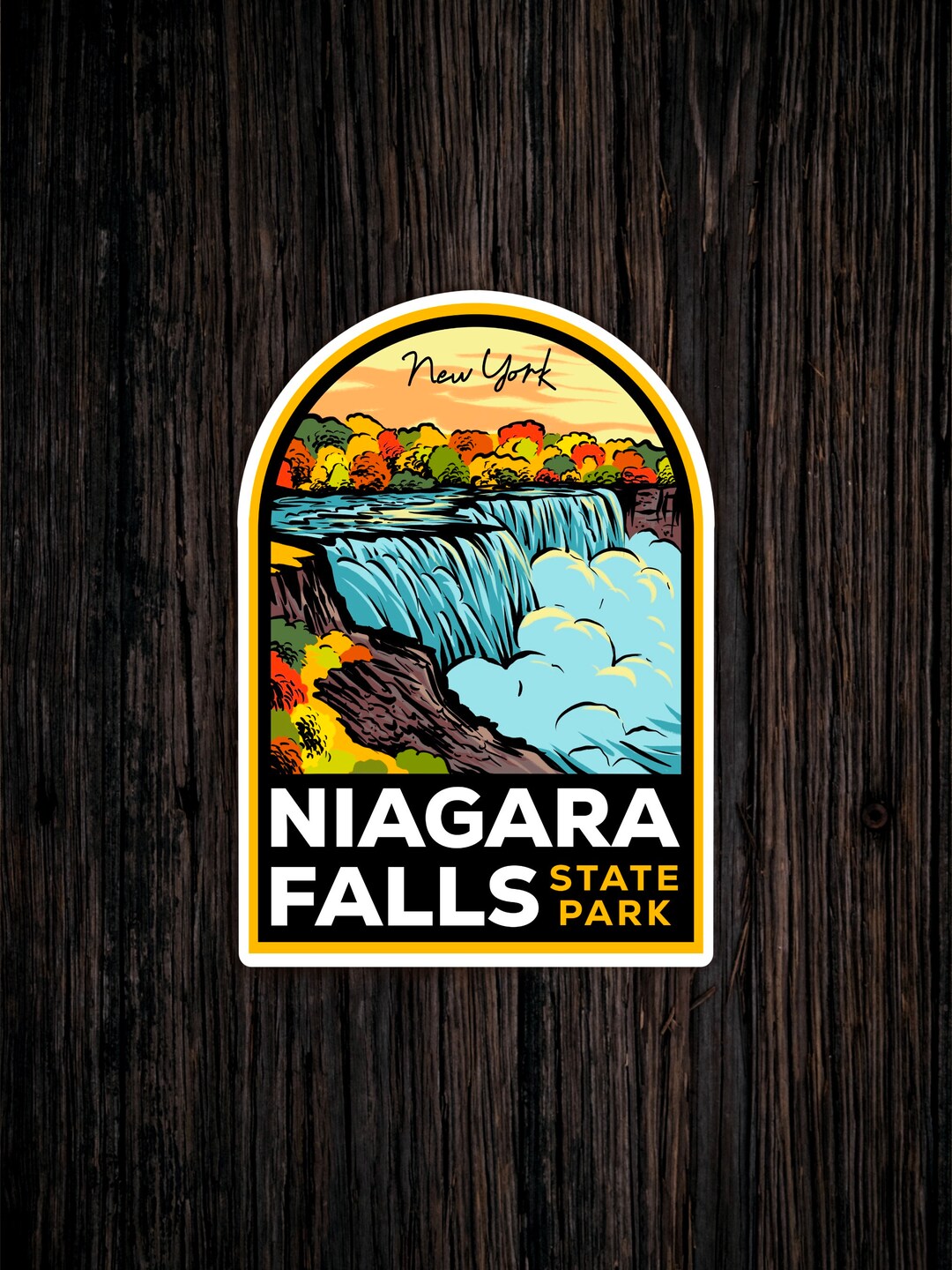 Niagara Falls State Park NY Vinyl Decal Stickers - Etsy