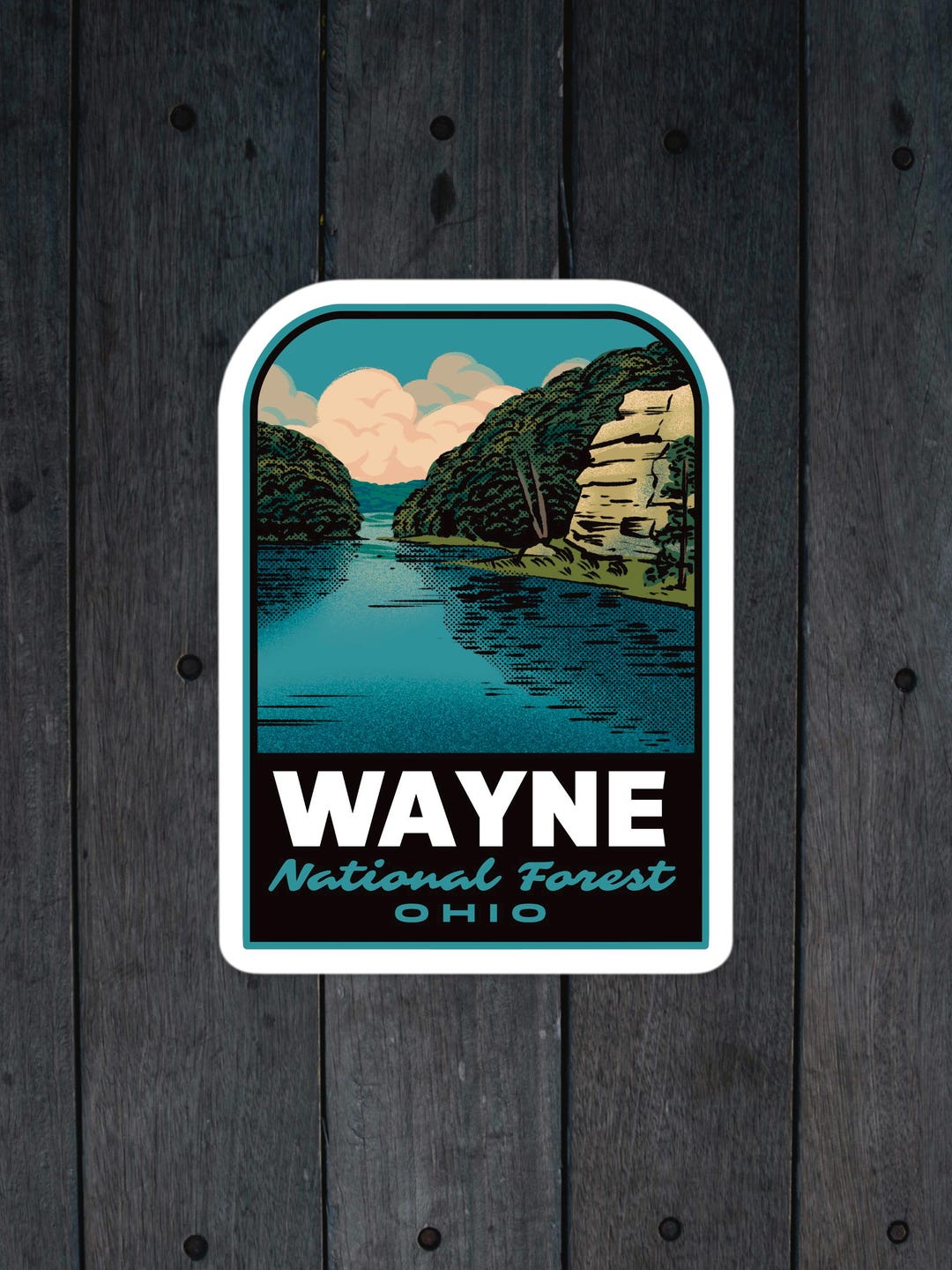 Wayne National Forest Ohio - Vinyl Sticker - Etsy