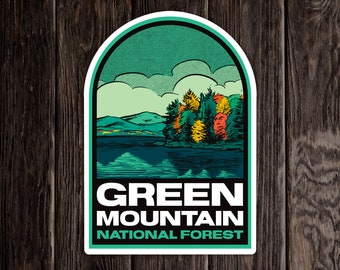 Green Mountain National Forest Sticker - Etsy