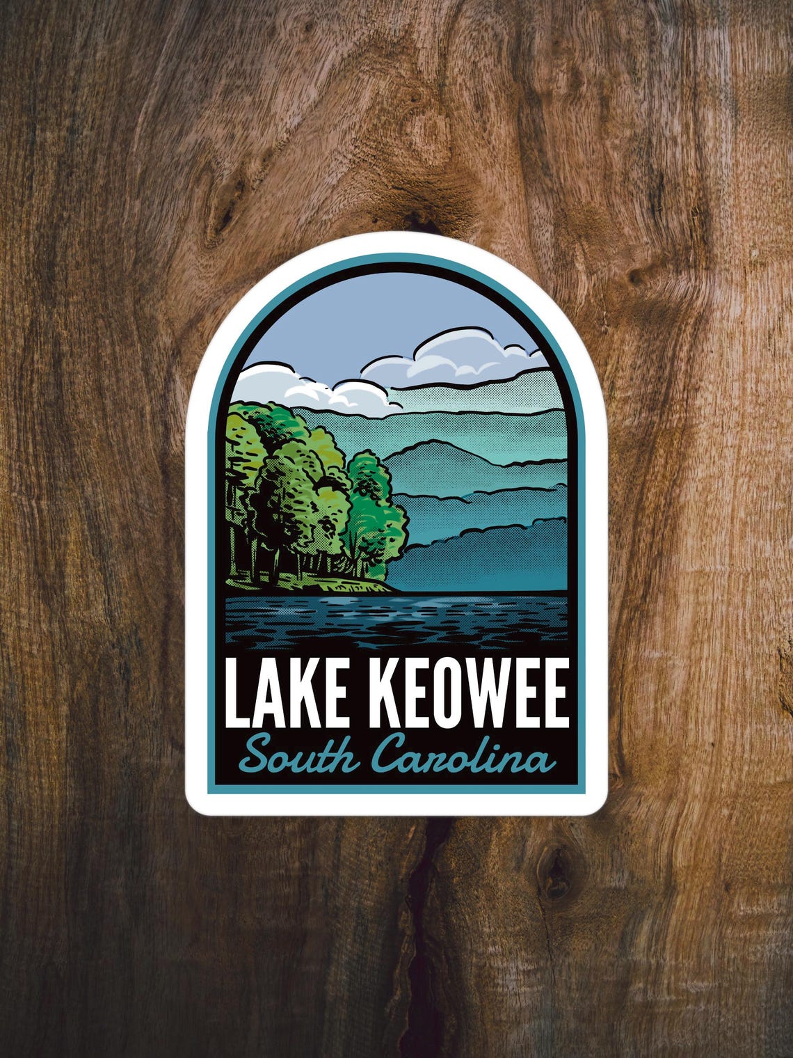 Lake Keowee South Carolina - Vinyl Sticker - Etsy