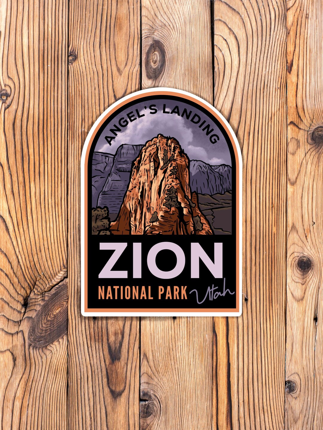 Zion National Park Sticker - Etsy