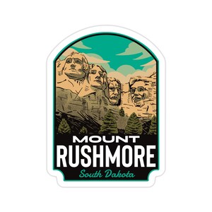 Mount Rushmore South Dakota - Vinyl Sticker - Etsy