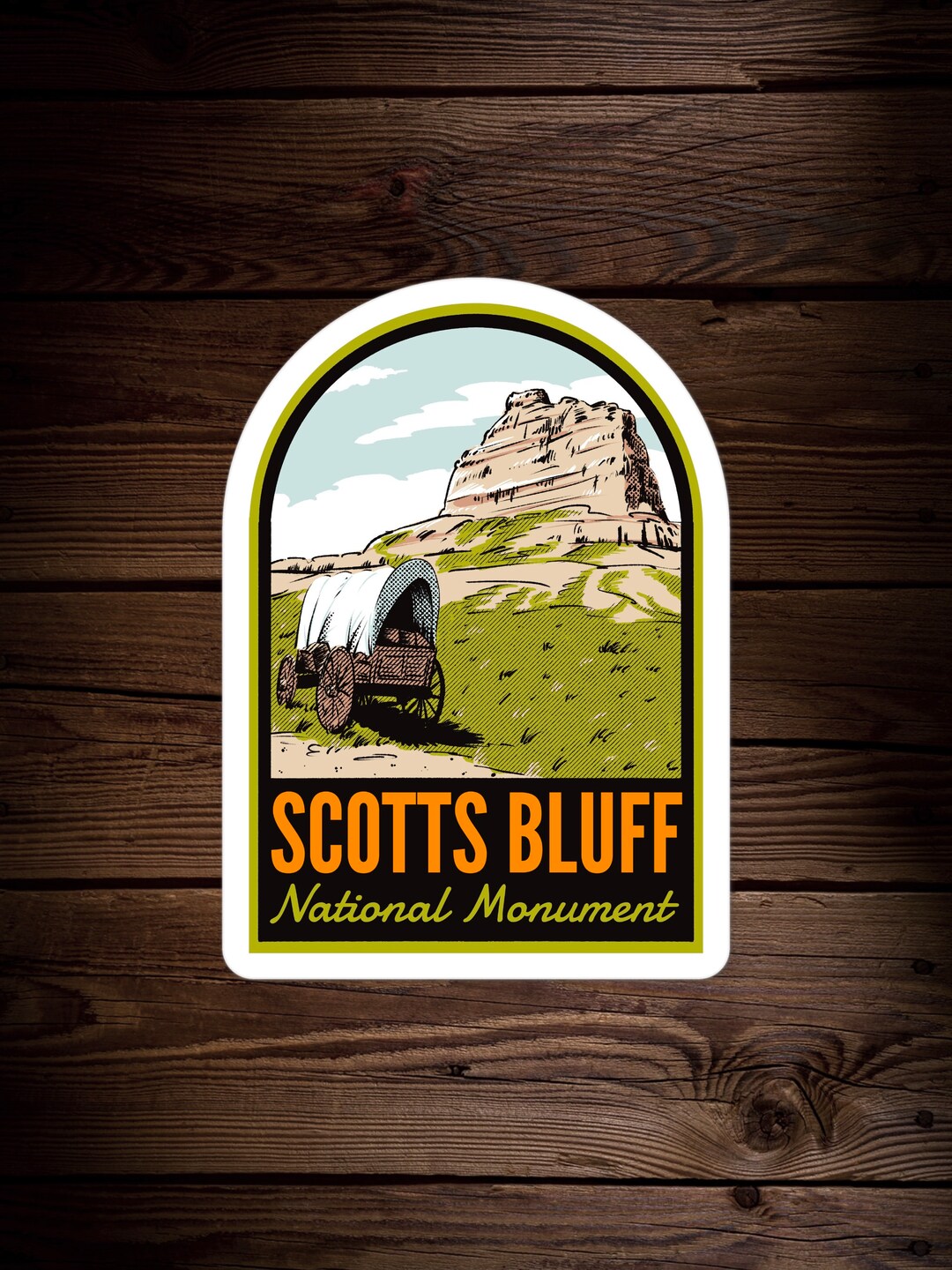 Scotts Bluff National Monument - Vinyl Sticker - Etsy
