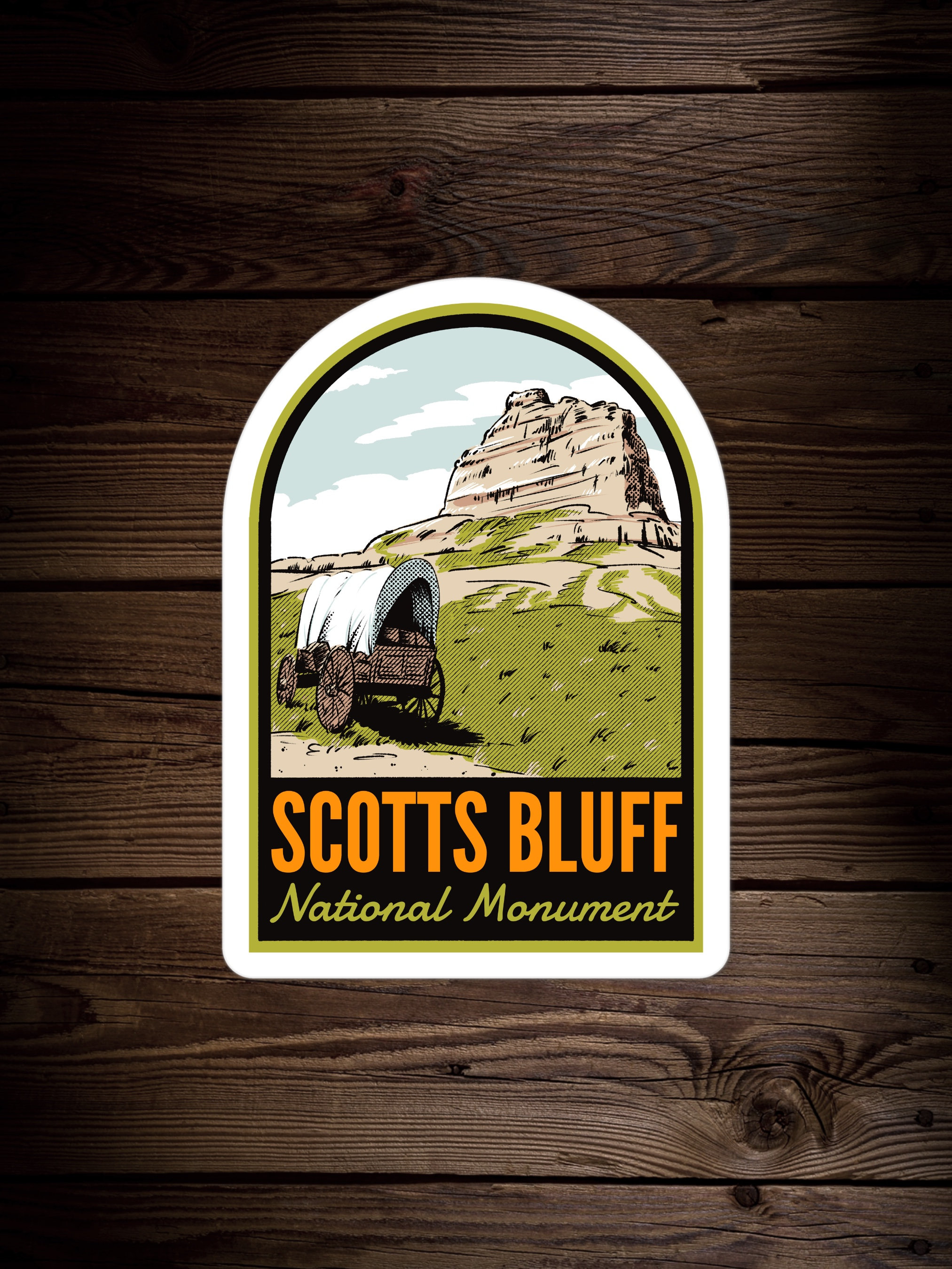 Scotts Bluff National Monument Vinyl Sticker - Etsy
