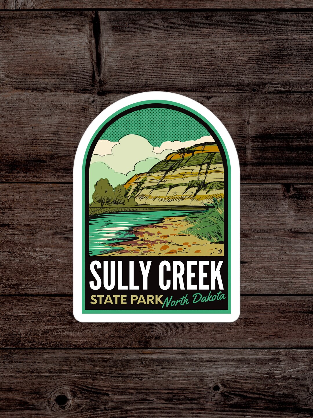 Sully Creek State Park ND - Vinyl Sticker - Etsy