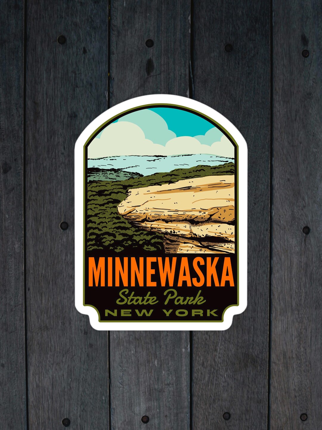 Minnewaska State Park NY - Vinyl Sticker - Etsy