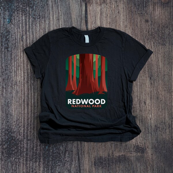 Redwood National Park Tshirt - Etsy