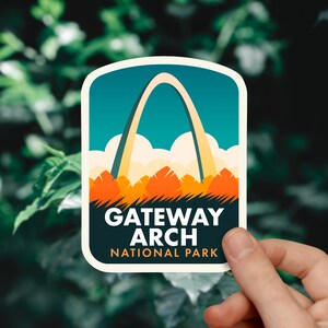 Gateway Arch National Park Sticker | Etsy
