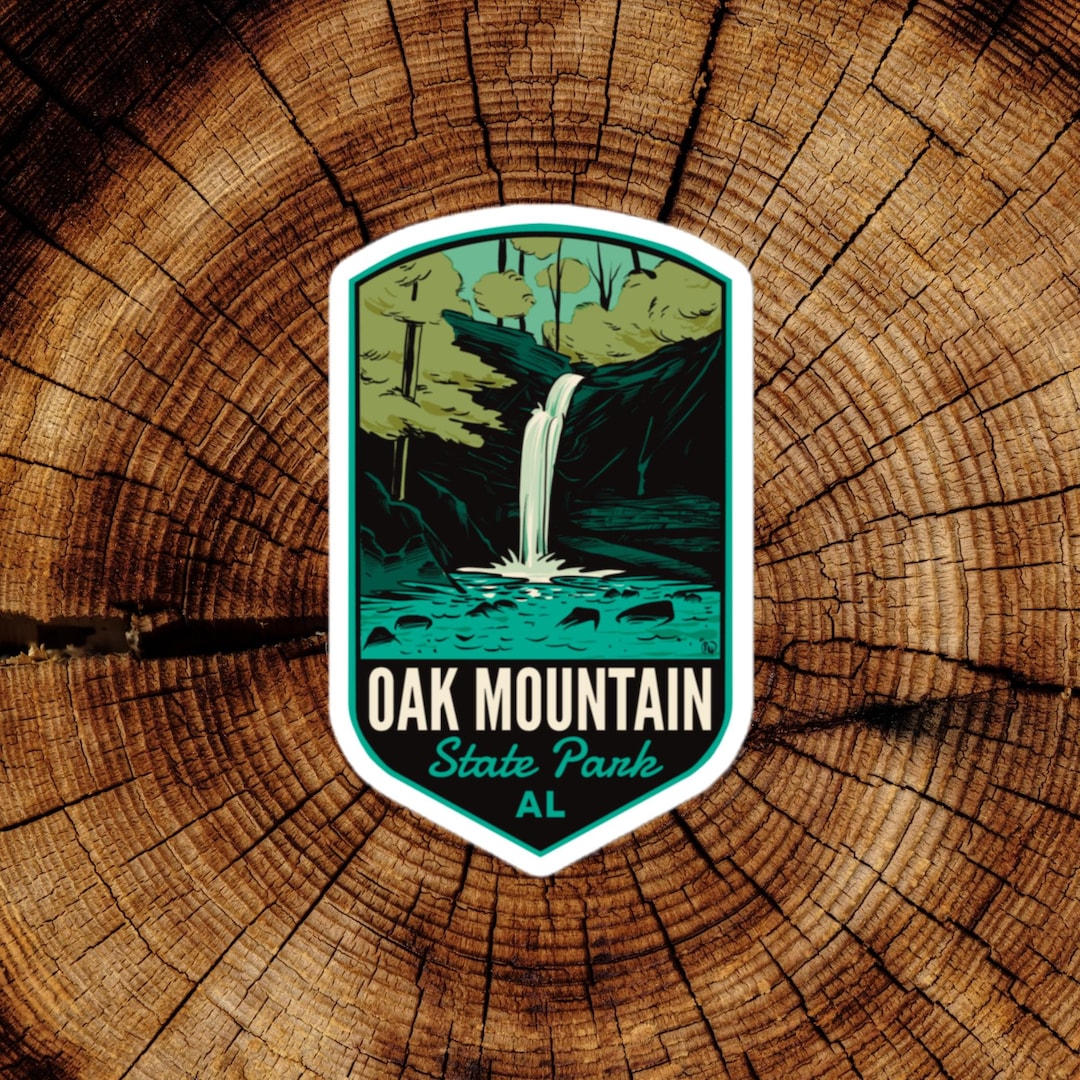 Oak Mountain State Park AL - Vinyl Sticker - Etsy