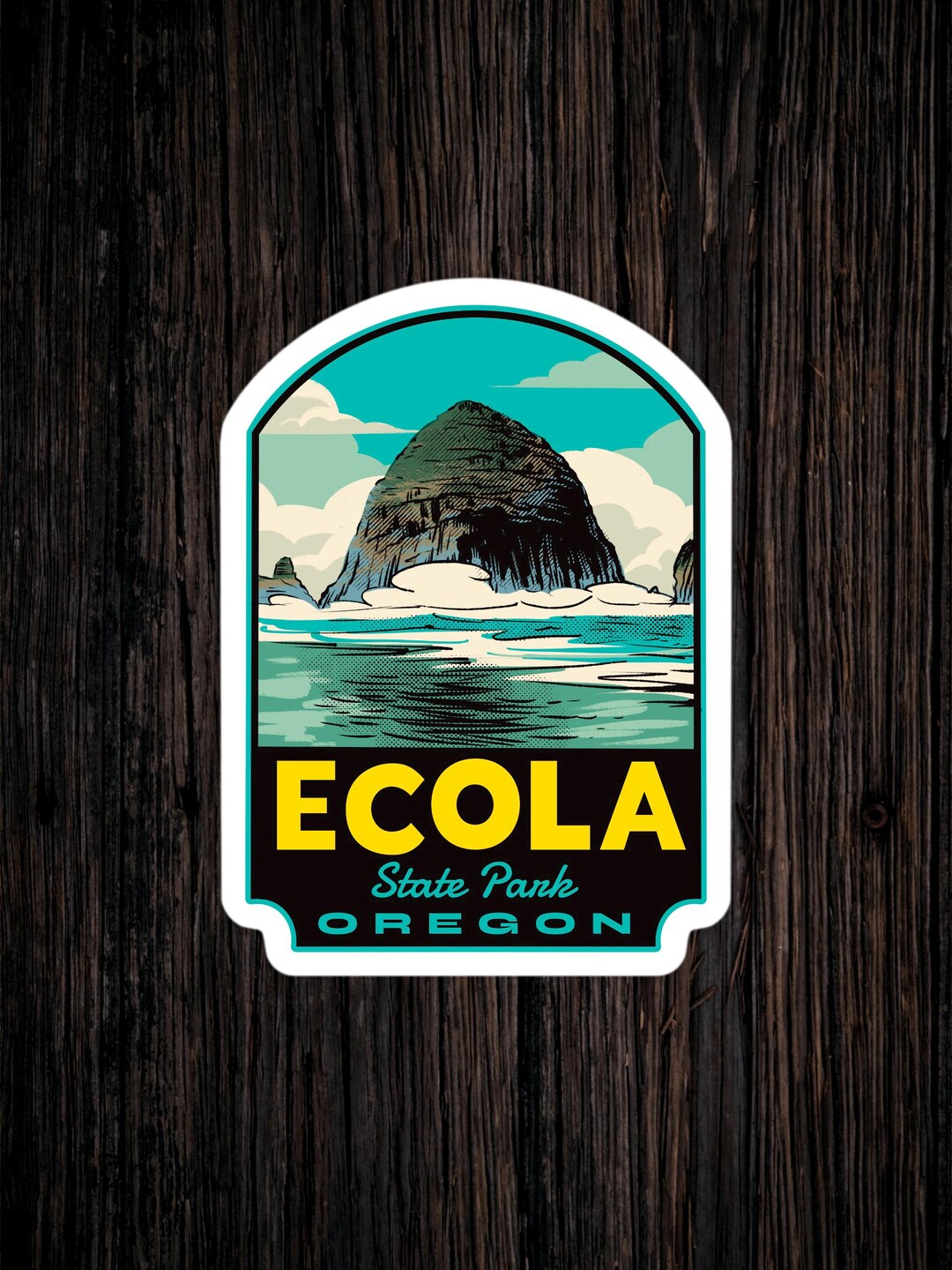 Ecola State Park Oregon Vinyl Sticker - Etsy