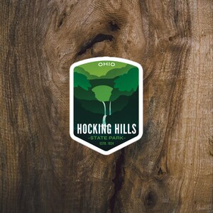 Hocking Hills State Park - Vinyl Sticker - Etsy
