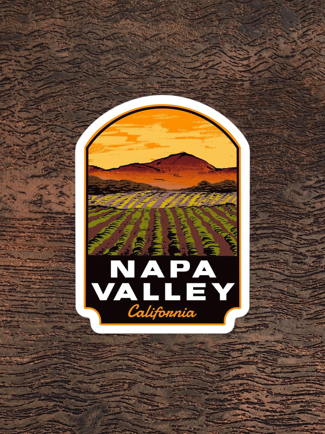 Napa Valley California - Vinyl Sticker - Etsy