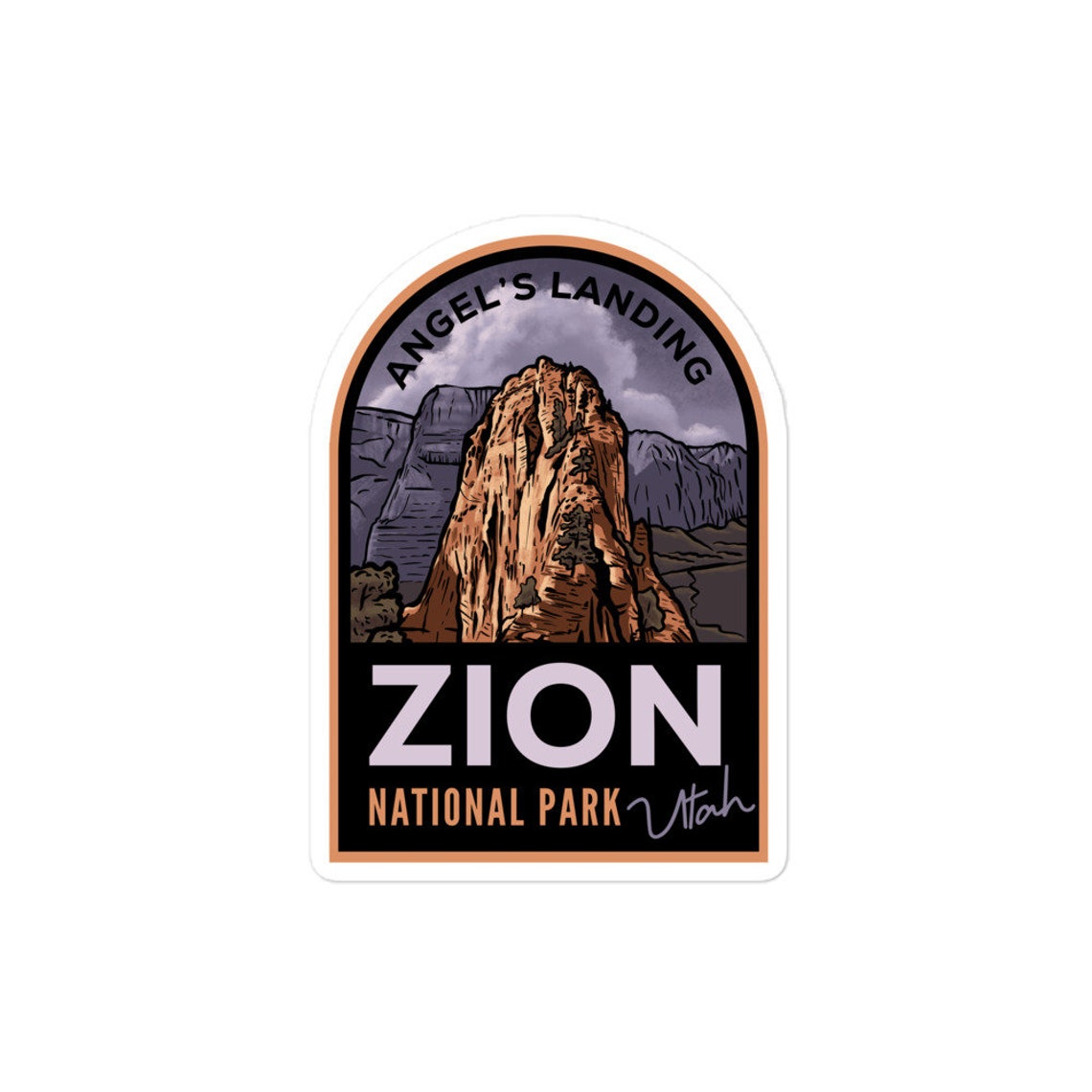 Zion National Park Sticker | Etsy