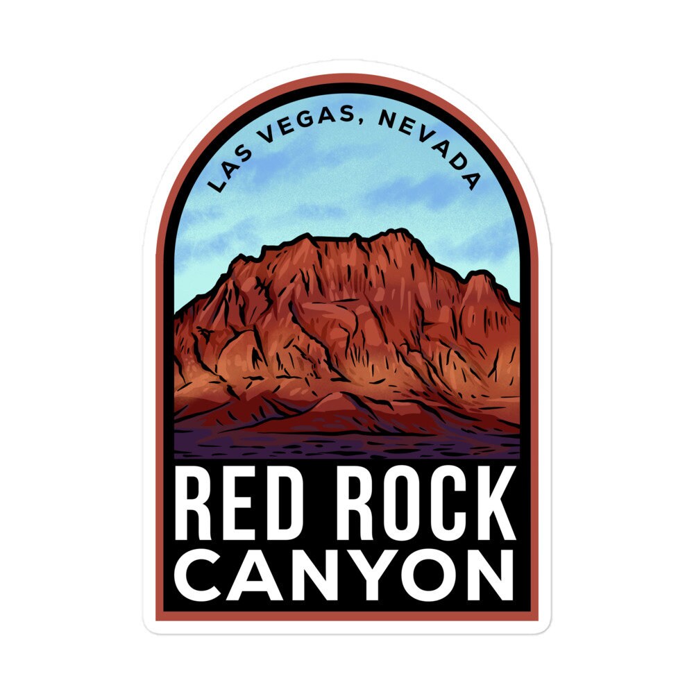Red Rock Canyon Nevada Sticker - Etsy