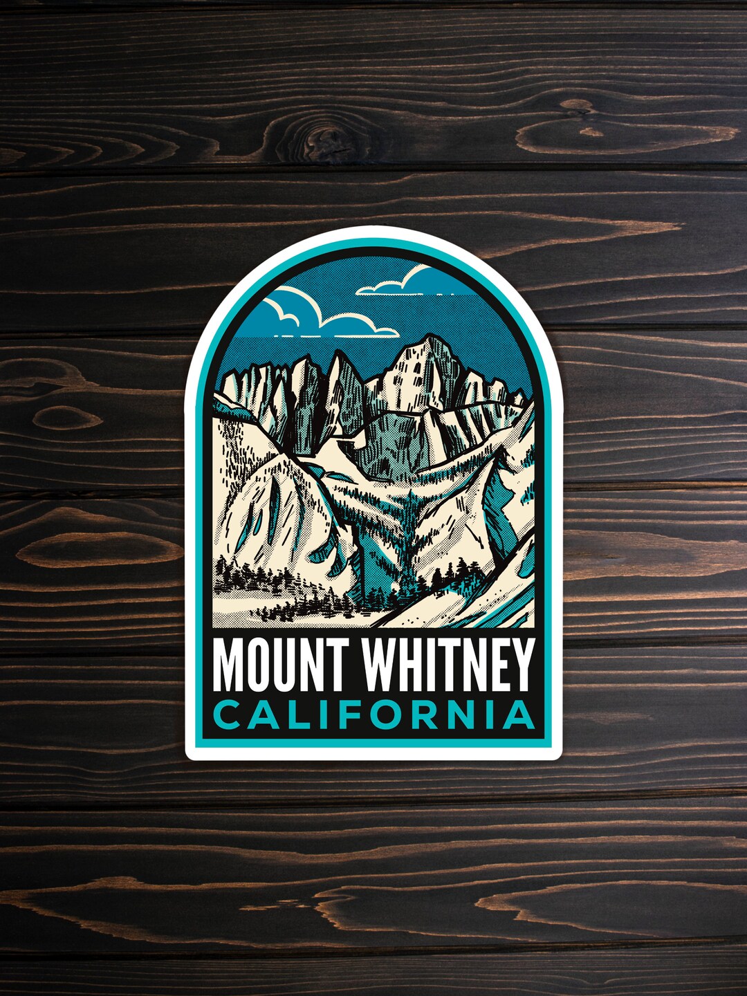 Mount Whitney California Vintage Sticker - Etsy