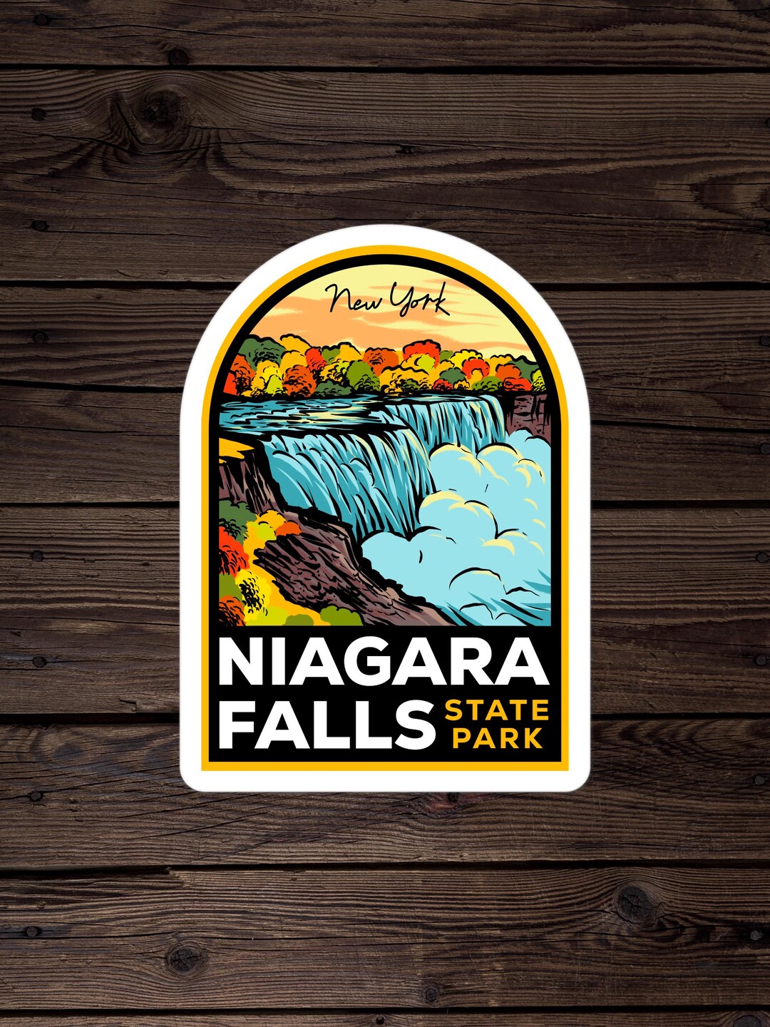Niagara Falls State Park NY - Vinyl Sticker - Etsy
