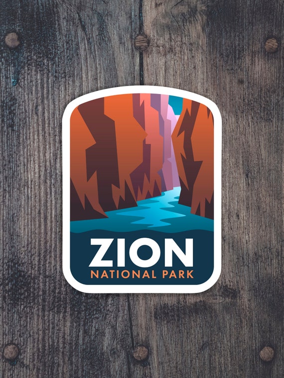 Zion National Park Sticker | Etsy