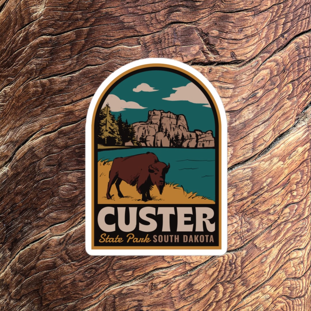 Custer State Park Vinyl Sticker - Etsy