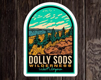 Dolly Sods Sticker - Waterproof - Etsy
